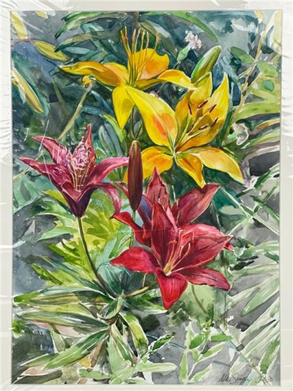 Alan Singer | Alan D. Singer Botanical Watercolor | MutualArt