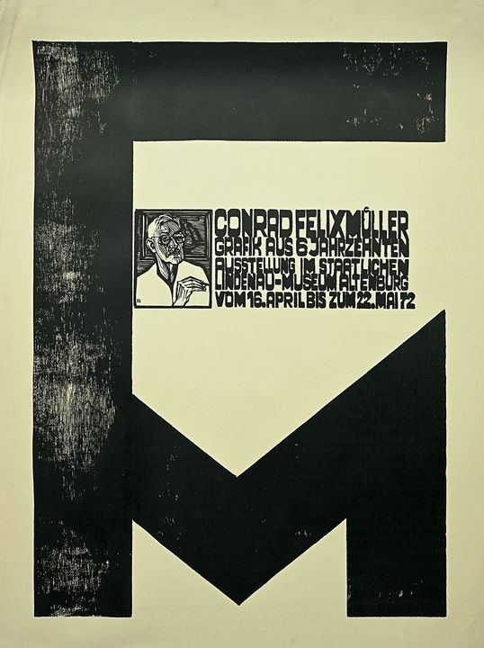 Conrad Felixmüller | Exhibition poster Conrad Felixmüller - graphic ...