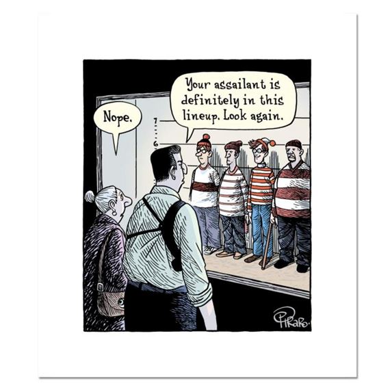 Dan Piraro | Waldo Lineup | MutualArt