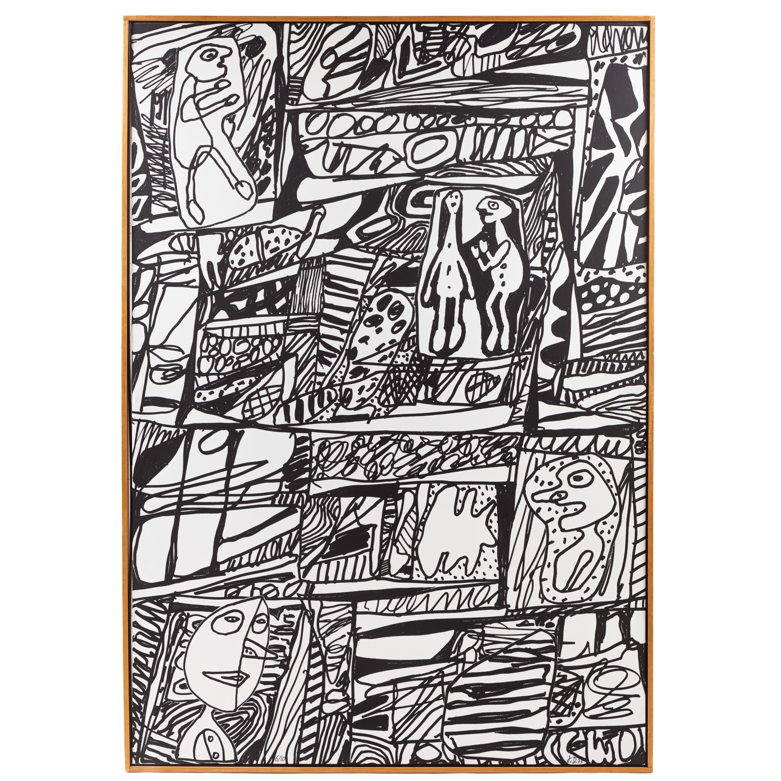 Jean Dubuffet | Pommettes Rouges (1958) | MutualArt