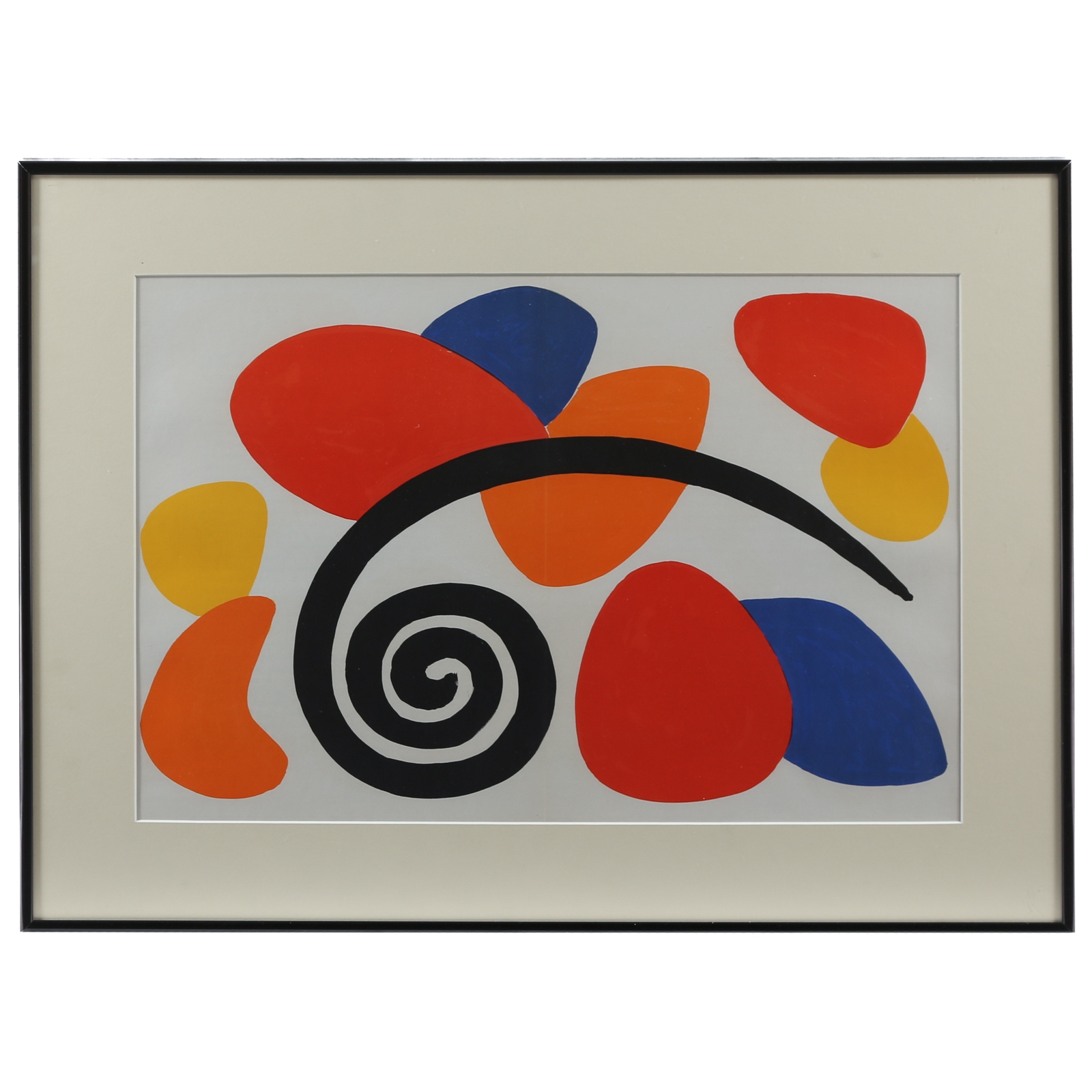 Alexander Calder | Black Tree with Colored Balls | MutualArt