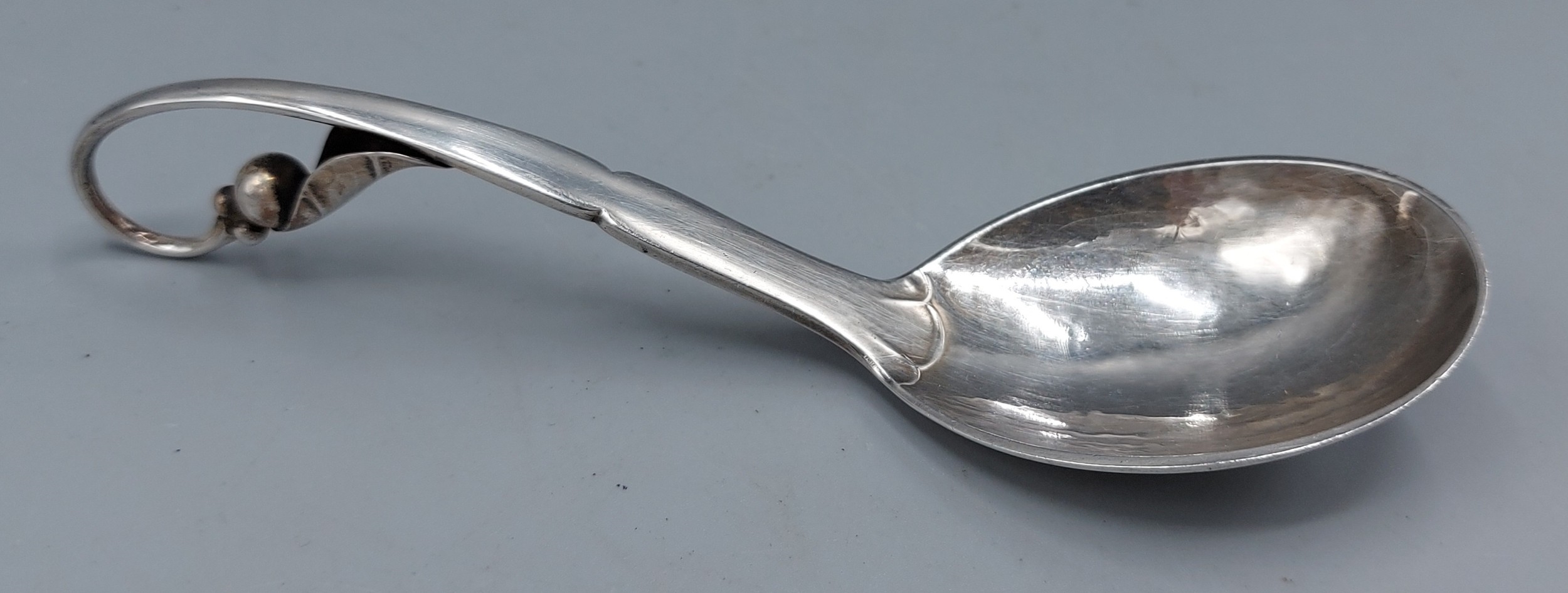 Georg Jensen | A spoon by Georg Jensen with le in the form of a leaf ...