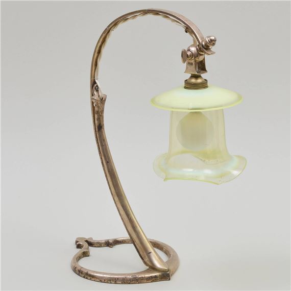 W.A.S. Benson | W.A.S. Benson Silver-Plate Table Lamp | MutualArt