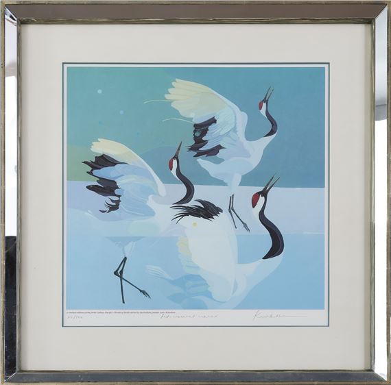 Lars Knudsen | Red-Crowned Cranes | MutualArt