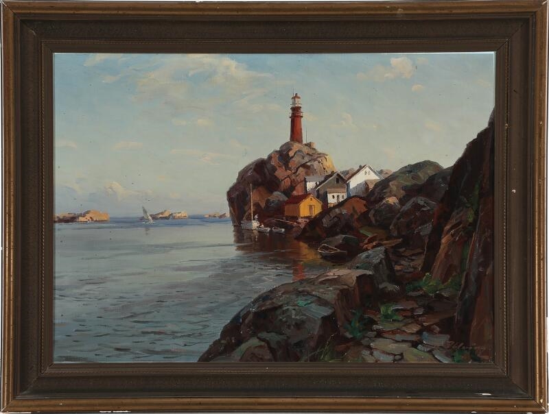 Even Ulving | View from Norway with a view towards the lighthouse in ...