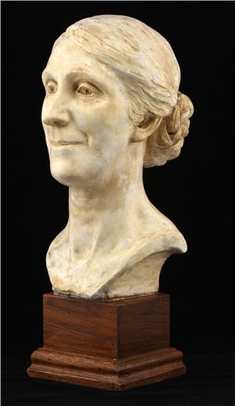 Virginia Woolf | An early 20th century plaster bust, believed to be of ...