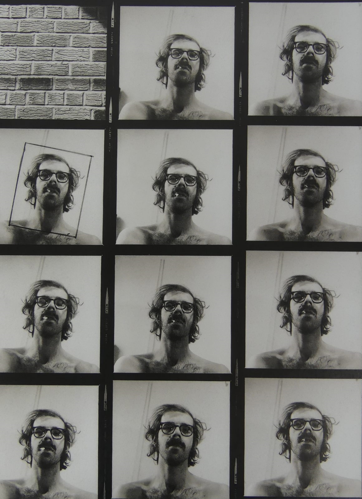 Chuck Close | Chuck Close lithographic Self-Portrait Contact Sheet ...