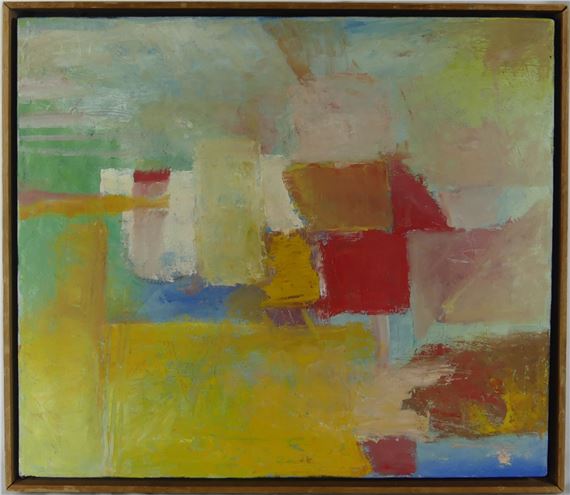 Sebastian | ABSTRACT OIL PAINTING ON CANVAS SIGNED 1993 (1993) | MutualArt