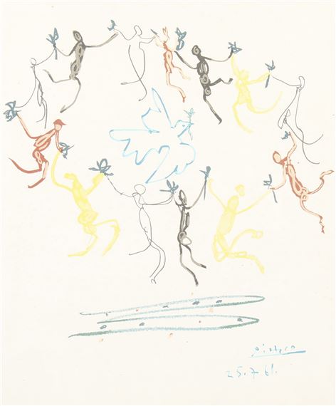 Pablo Picasso | The Dance of the Youth (1961) | MutualArt