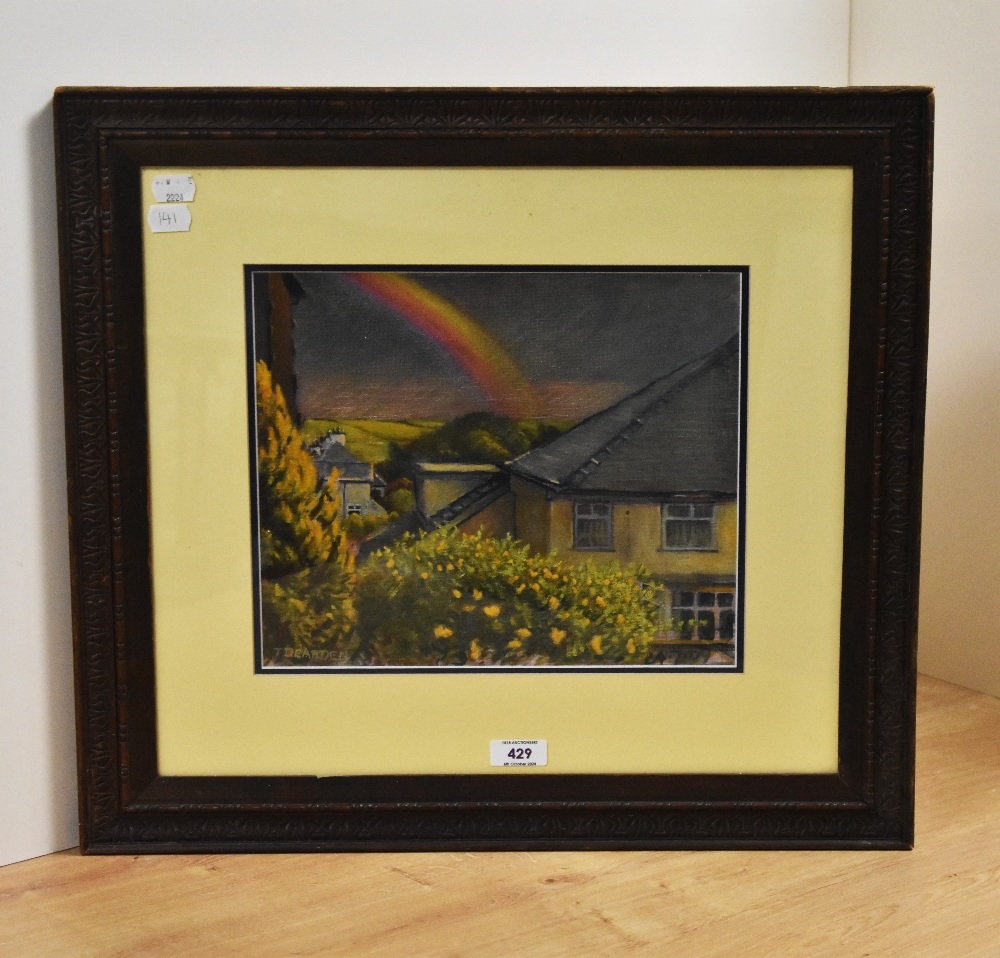 Tom Dearden | A colourful view from a window with rainbow (9) | MutualArt
