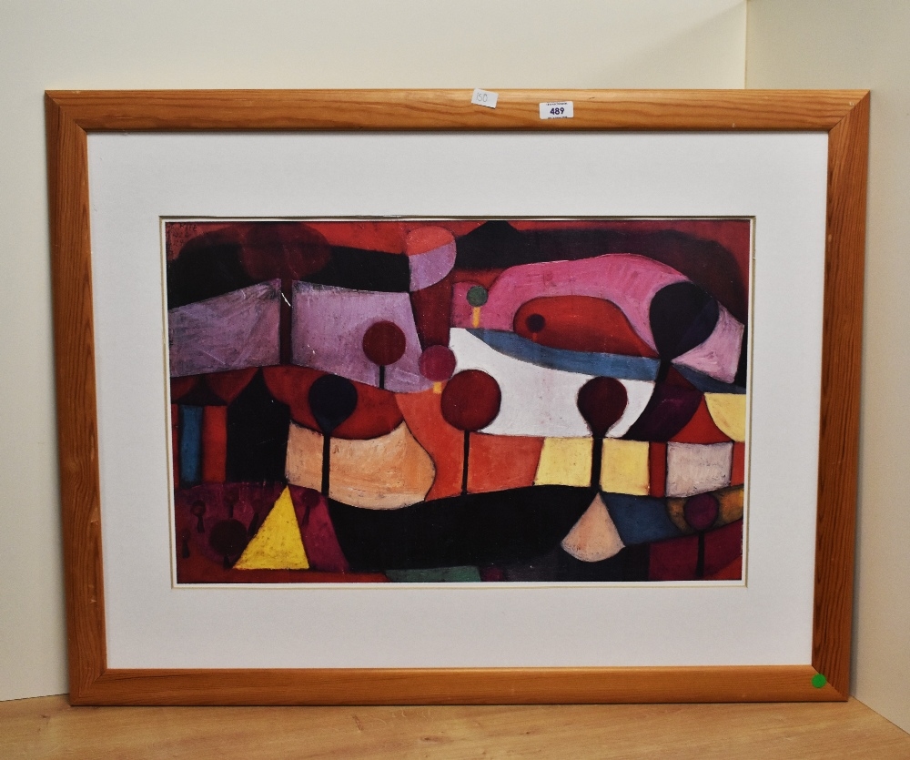 Paul Klee | After Paul Klee (1879-1940, Swiss), coloured print, 'Moving ...