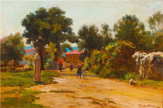 Robert Nadler | NÁDLER RÓBERT (1858-1938) - Napos út | MutualArt