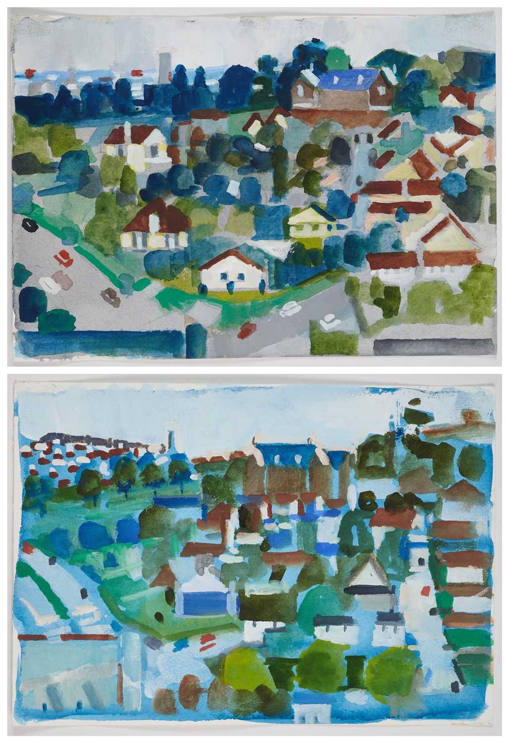 Michael Upton | TWO VIEWS OF A CORNISH TOWN | MutualArt