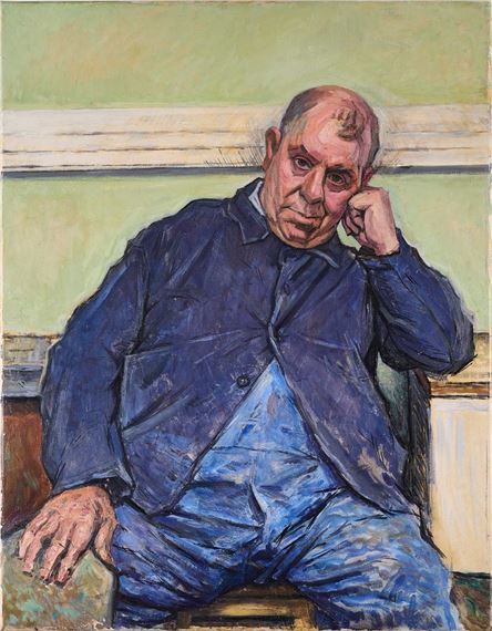David Frederick Bates | SEATED PORTRAIT OF BILLY GRIFFITHS 'THE PRESTON ...