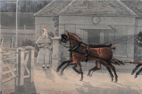 James Pollard | Mail Coach by Moonlight | MutualArt