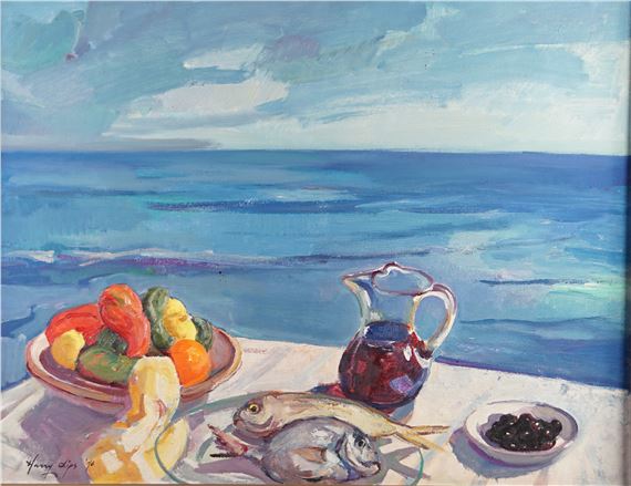 Harry Lips | Still life with olives (78) | MutualArt