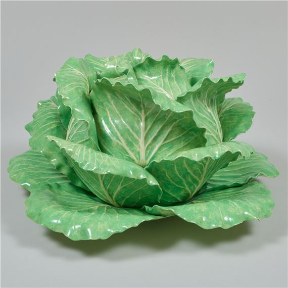 Dodie Thayer | Dodie Thayer Green Glazed Porcelain Cabbage Tureen ...