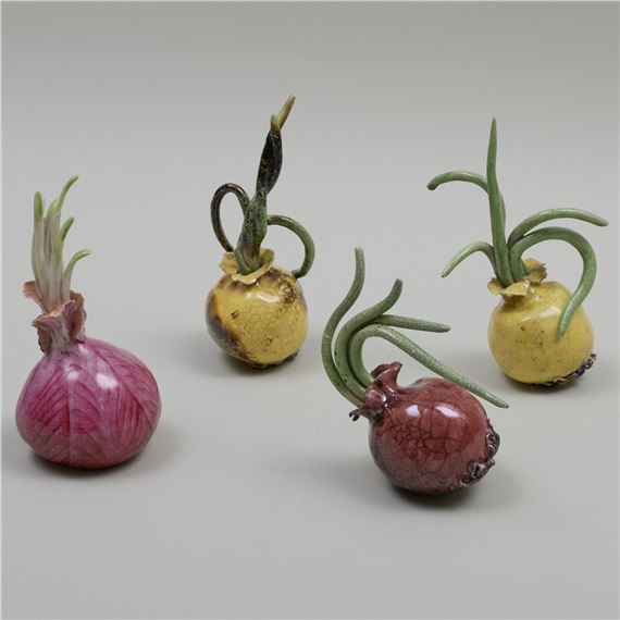 Anne Gordon | Lady Anne Gordon Porcelain Model of an Onion and Three ...