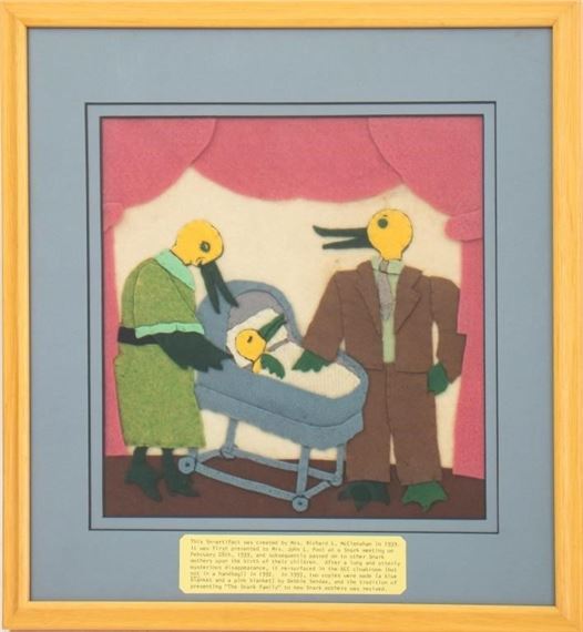 Rachel Mcclenahan | Rachel McClenahan Duck Family Felt Art, 1939 (1939 ...