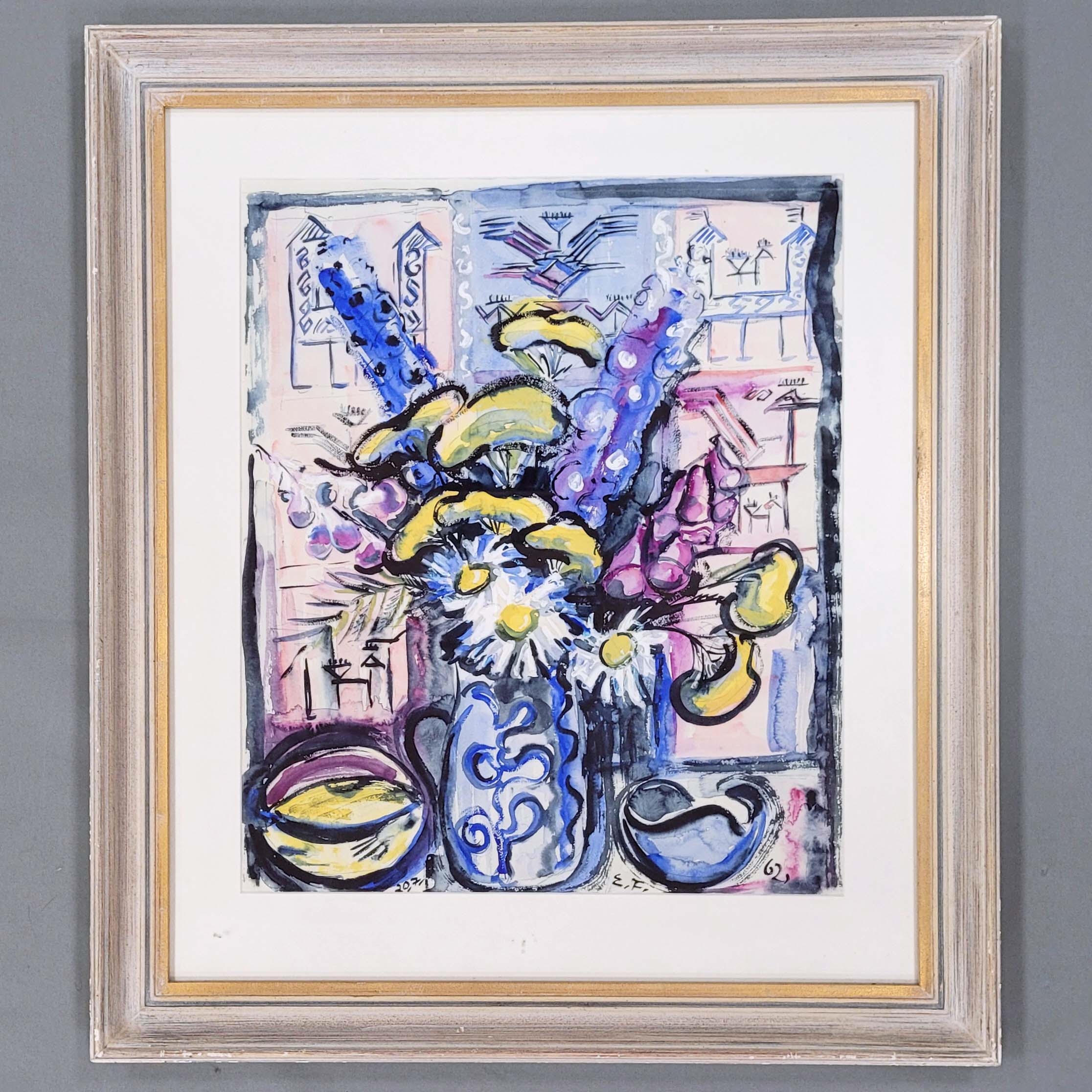 Emi Fuchs-hussong | Stilleben mit Sommerblumen | MutualArt