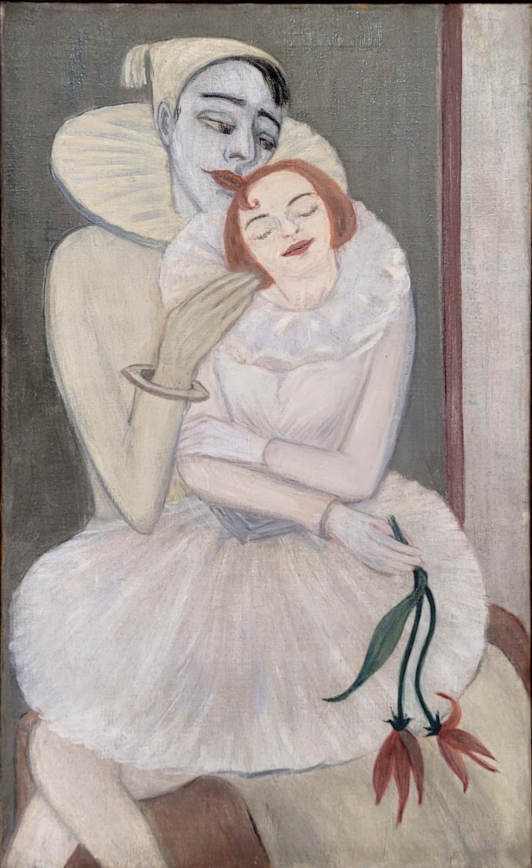 Maurice Barraud | Pierrot und Columbine | MutualArt