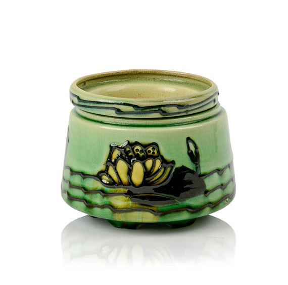 Frederick Hurten Rhead | Roseville Pottery Jardiniere Designed by ...