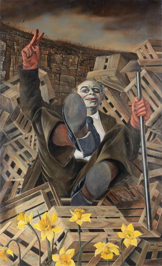 Egon Josef Rilk | Clown (1940) | MutualArt