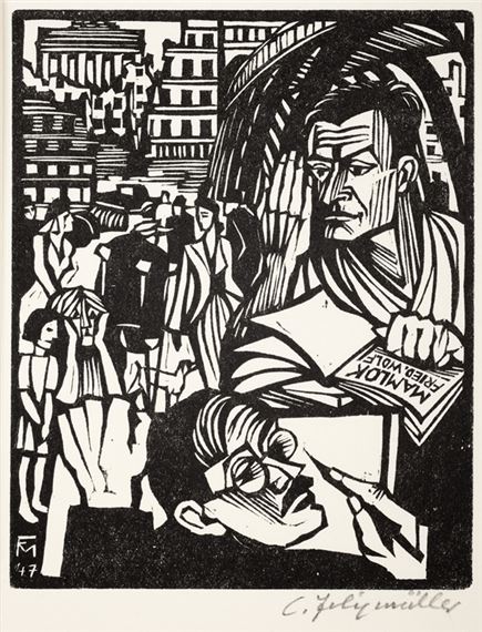 Conrad Felixmüller | 3 Holzschnitte | MutualArt