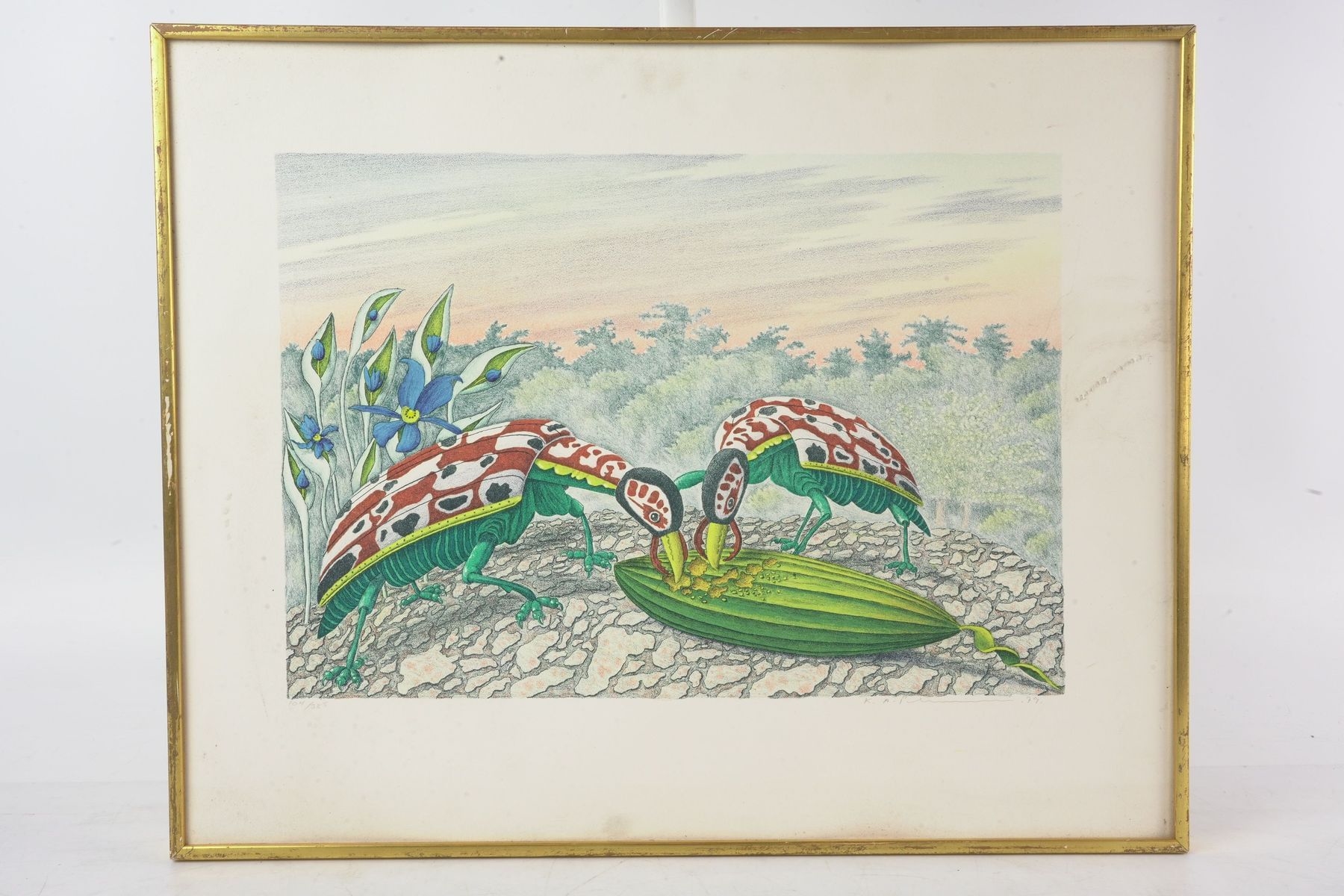 Karl Axel Pehrson | färglitografi | MutualArt