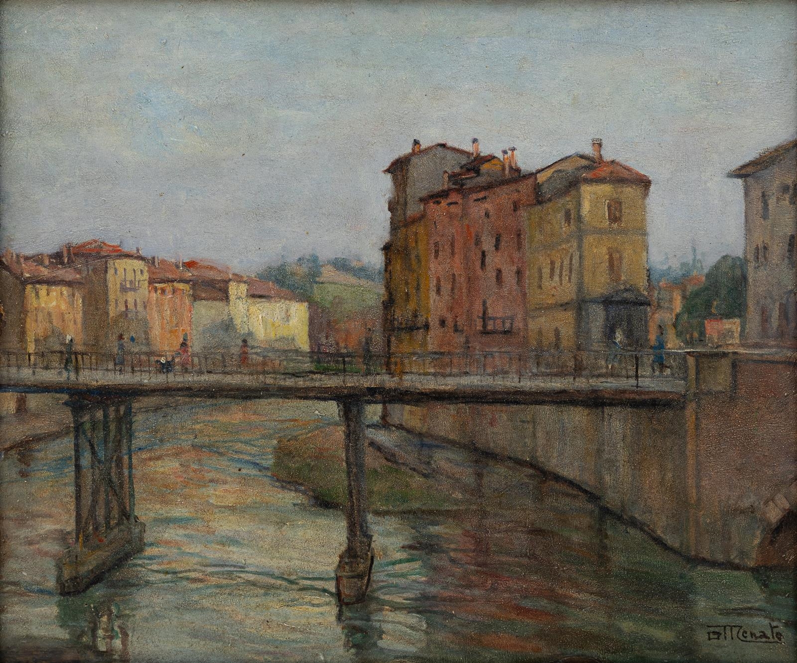 Giuseppe Menato | Ponte degli Angeli a Vicenza | MutualArt