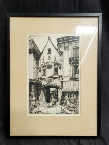 Frederick Garrison Hall | Fred Garrisn Hall pencil signed etching ...