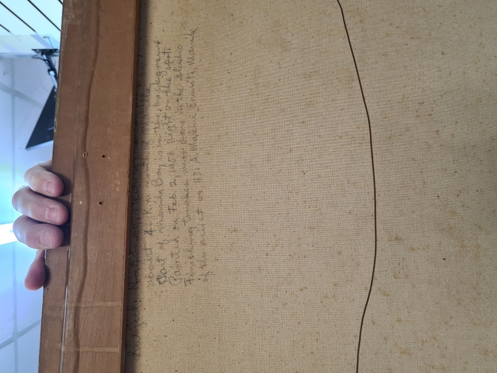 Crispin Villafuerte Lopez | A 1950s Filipino oil painting of river ...