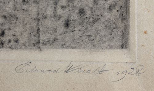 Eduard Wiiralt | Cour des miracles (Hof der Wunder (1928) | MutualArt