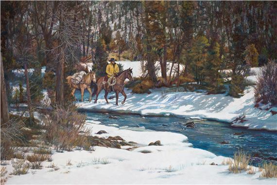 Laurie Lee | Cold Day on the North Fork | MutualArt