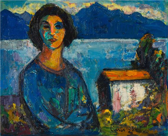 Carl Walter Liner | Portrait of a Woman (1954) | MutualArt