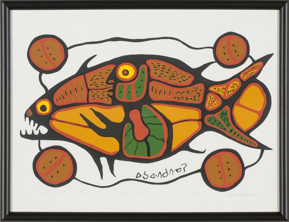 Norval Morrisseau | Sacred Fish (1976) | MutualArt