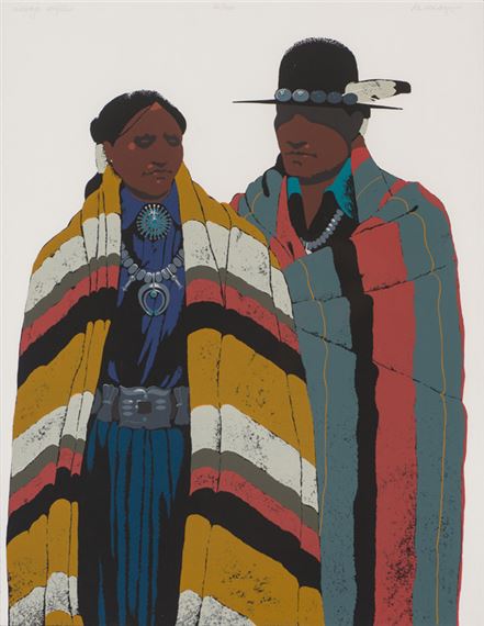 Louis DeMayo | Navajo Couple (1981) | MutualArt