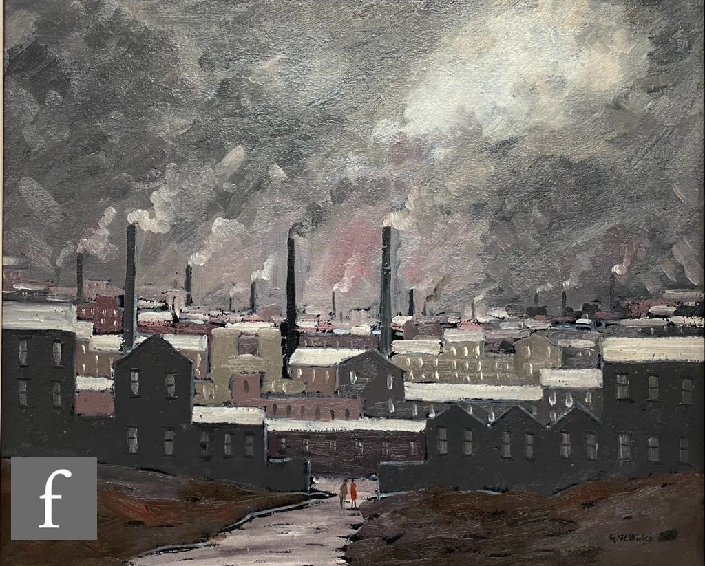 Geoffrey W. Birks | A Northern industrial landscape | MutualArt