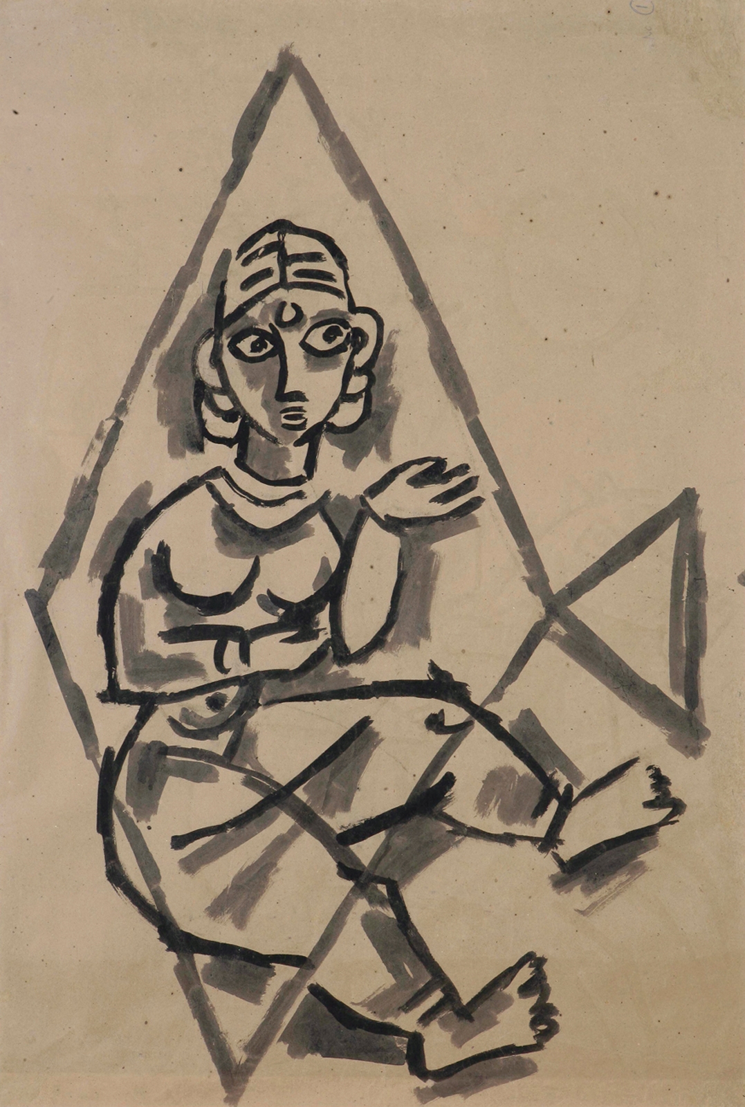 Maqbool Fida Husain | Untitled (1960) | MutualArt