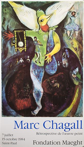 Marc Chagall | Ausstellungsplakat / Exhibition poster (1984) | MutualArt