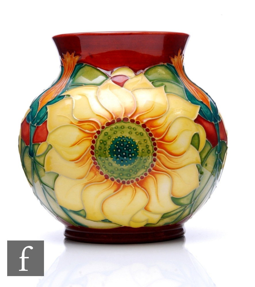 Rachel Bishop | A Moorcroft pottery Inca Sunflower vase designed by ...