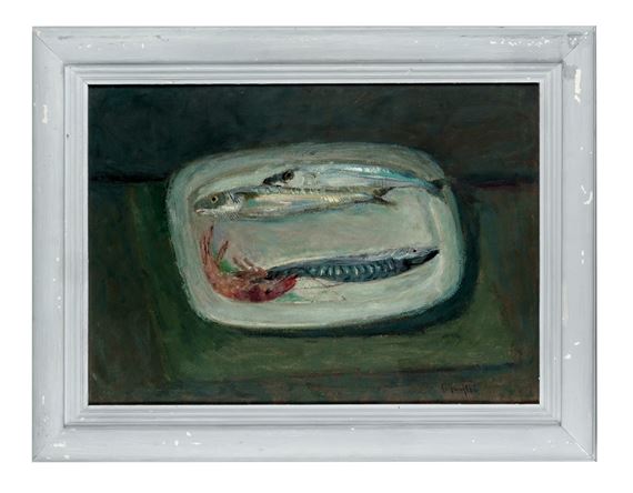 Giuseppe Manfredi | Natura morta con pesci | MutualArt
