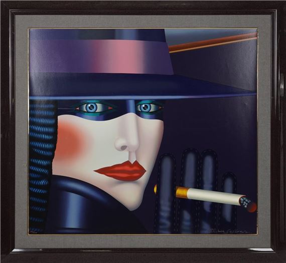 Shimon Okshteyn | Woman In Purple (1951 - 2020) | MutualArt