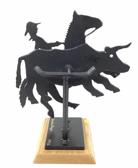 Charles Ringer | Charles Ringer Kinetic Metal Sculpture (1992) | MutualArt