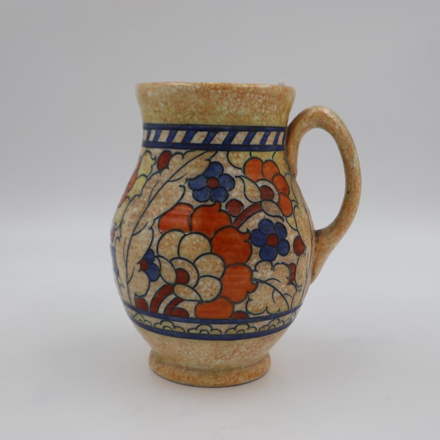 Charlotte Rhead | Charlotte Rhead Crown Ducal ribbed vase in jug form ...