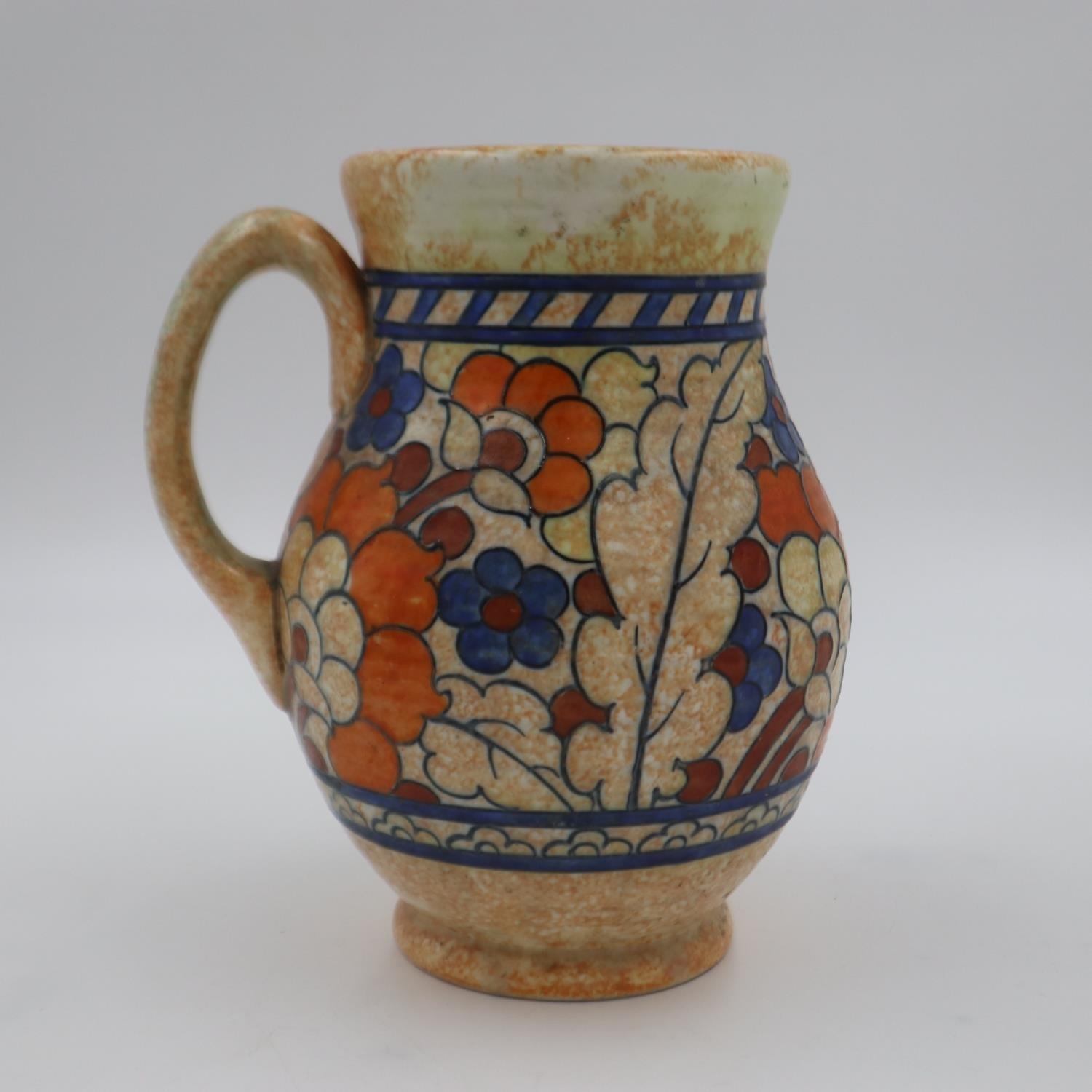 Charlotte Rhead | Charlotte Rhead Crown Ducal ribbed vase in jug form ...