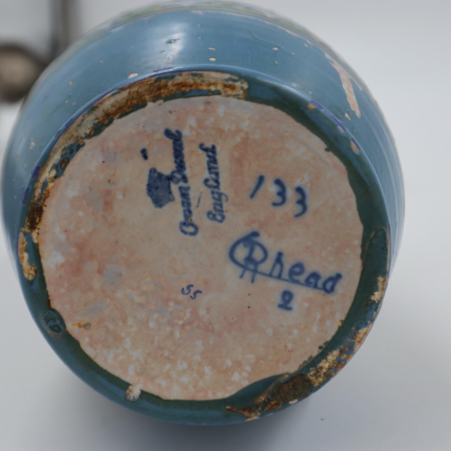 Charlotte Rhead | Charlotte Rhead Crown Ducal ribbed vase cm in height ...