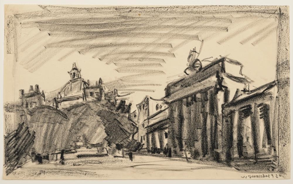 William Carl Johannes Bertram Straube | View of the Brandenburger Tor ...