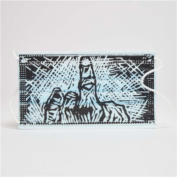 Ai Weiwei | MASK WITH MIDDLE FINGER (2020) | MutualArt