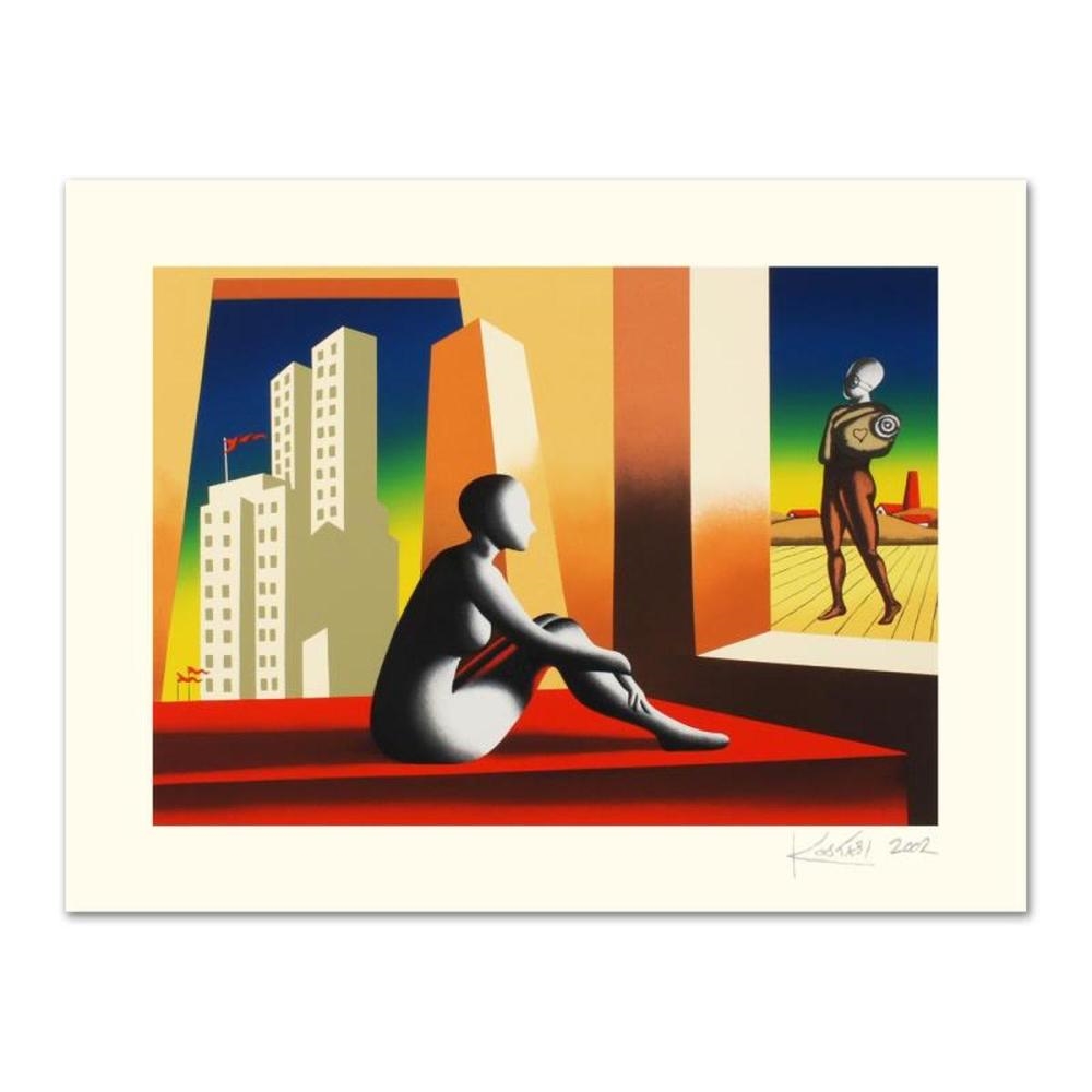 Mark Kostabi | The Embrace (1990) | MutualArt